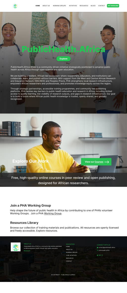 Resources · PublicHealth.Africa